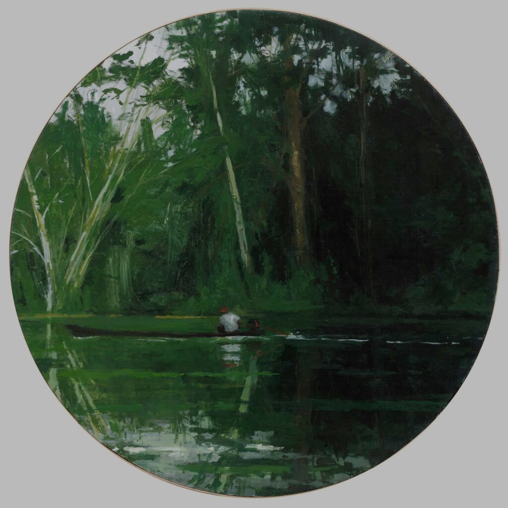 Afternoon on the Amazon river | Contemporary painting by Calo Carratalá ...