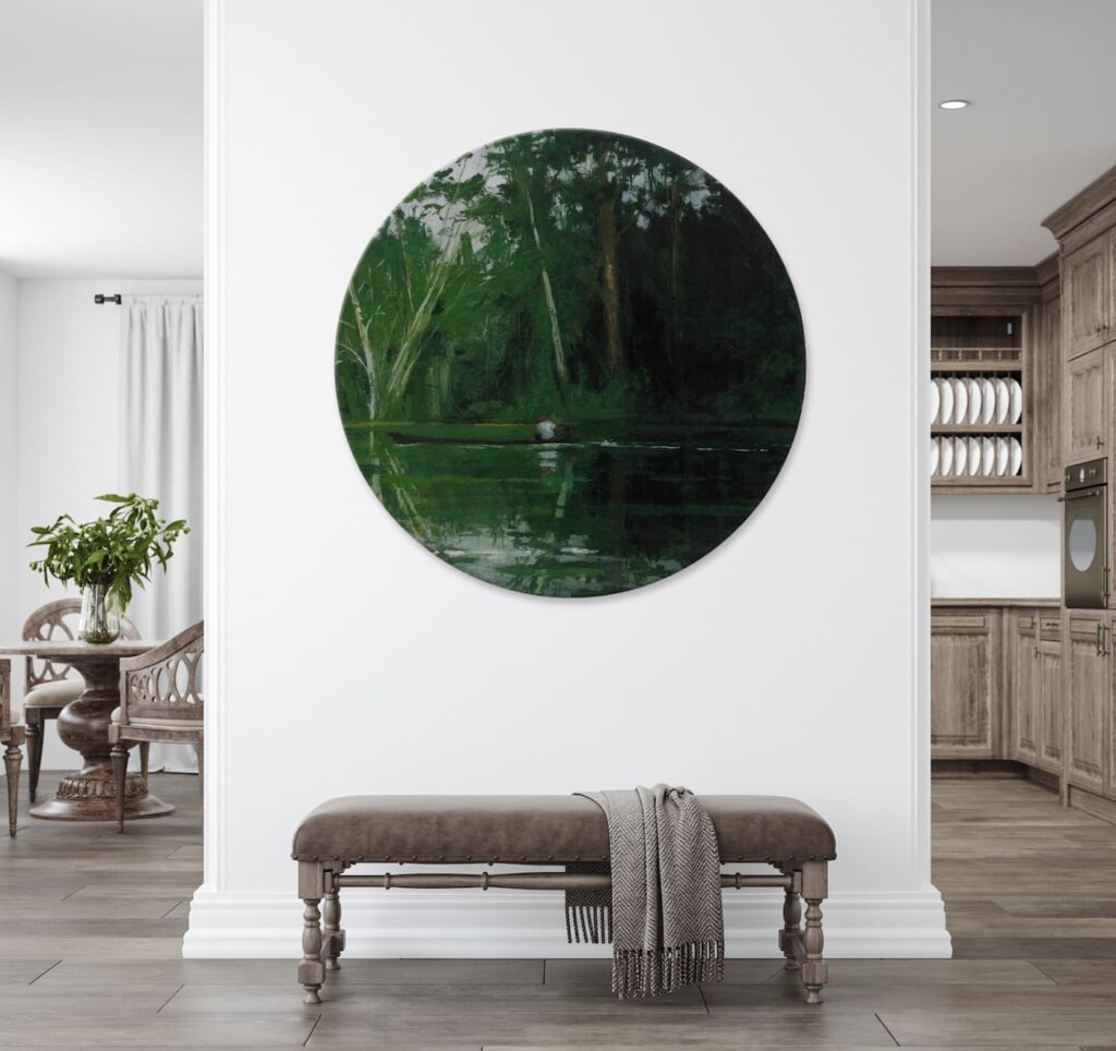Afternoon on the Amazon river | Contemporary painting by Calo Carratalá ...