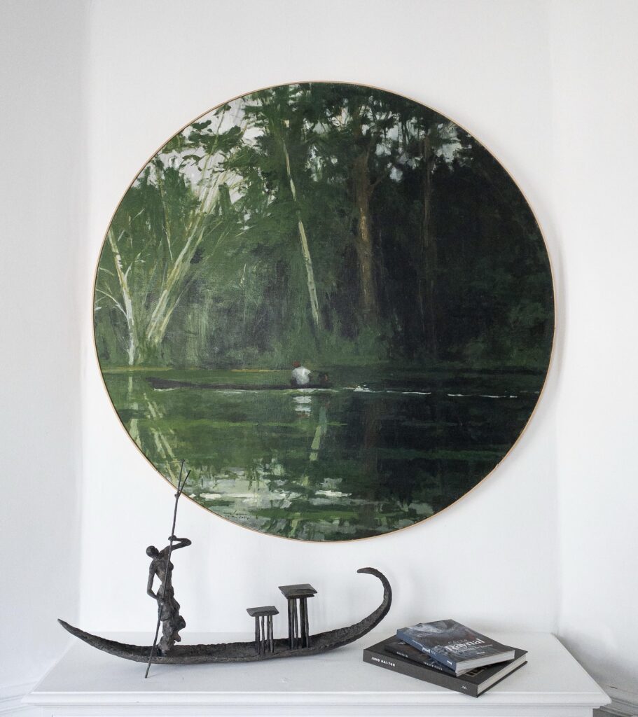 Afternoon on the Amazon river | Contemporary painting by Calo Carratalá ...