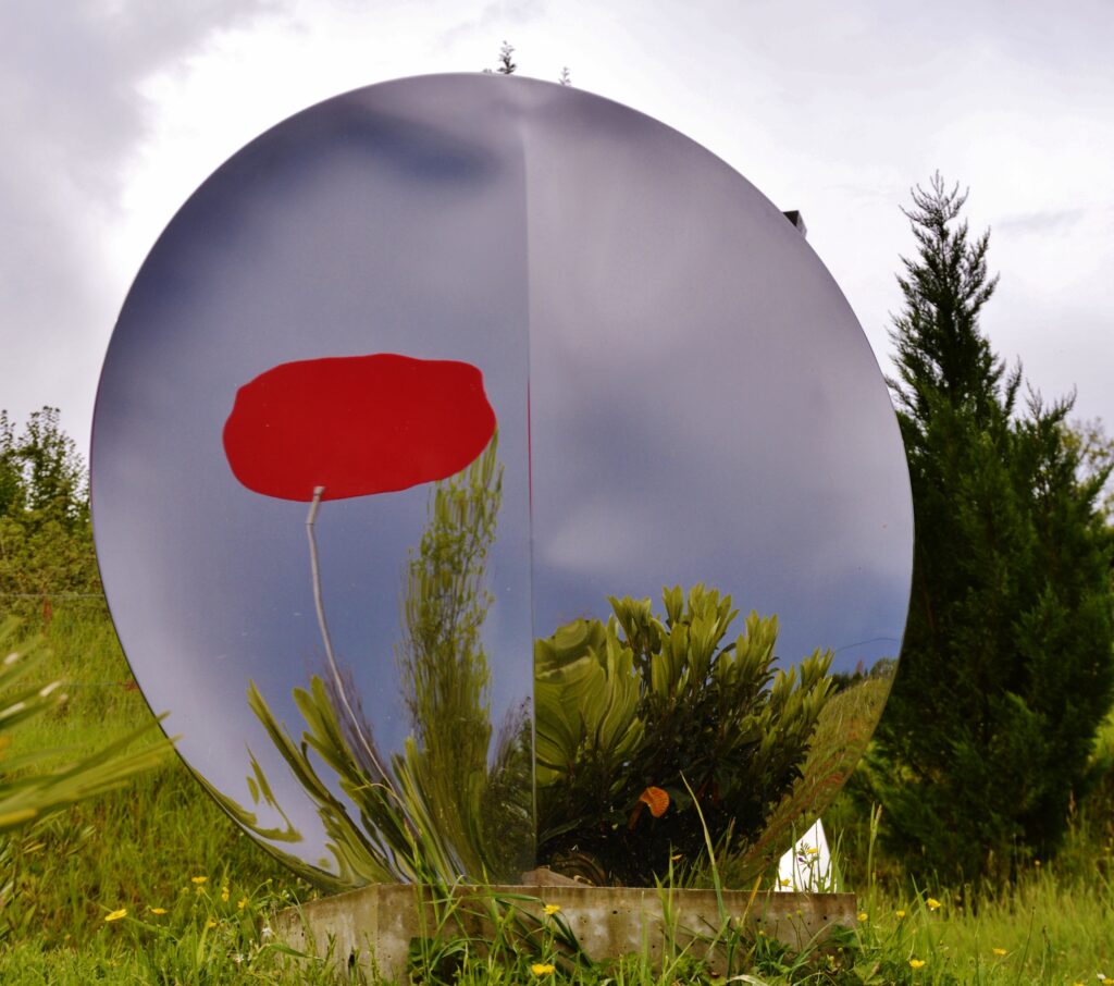 Mirror "with fold" 123 by Franck K - Contemporary sculpture | Artistics