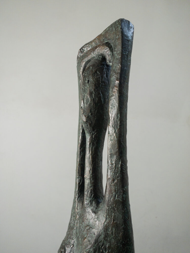 Large Arms Raised Standing Figure II by Pierre Yermia - Contemporary ...