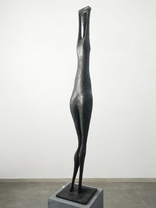 Large Arms Raised Standing Figure II by Pierre Yermia - Contemporary ...